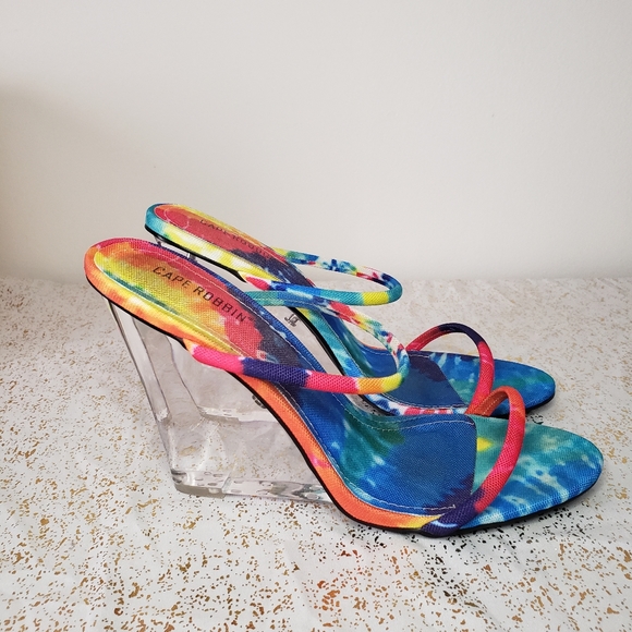 Cape Robbin | Shoes | Cape Robbin Clear Wedge Heels | Poshmark